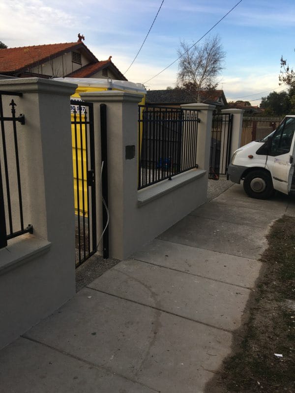 Fence Caps and Pier Caps Render Melbourne | Roger Rendering